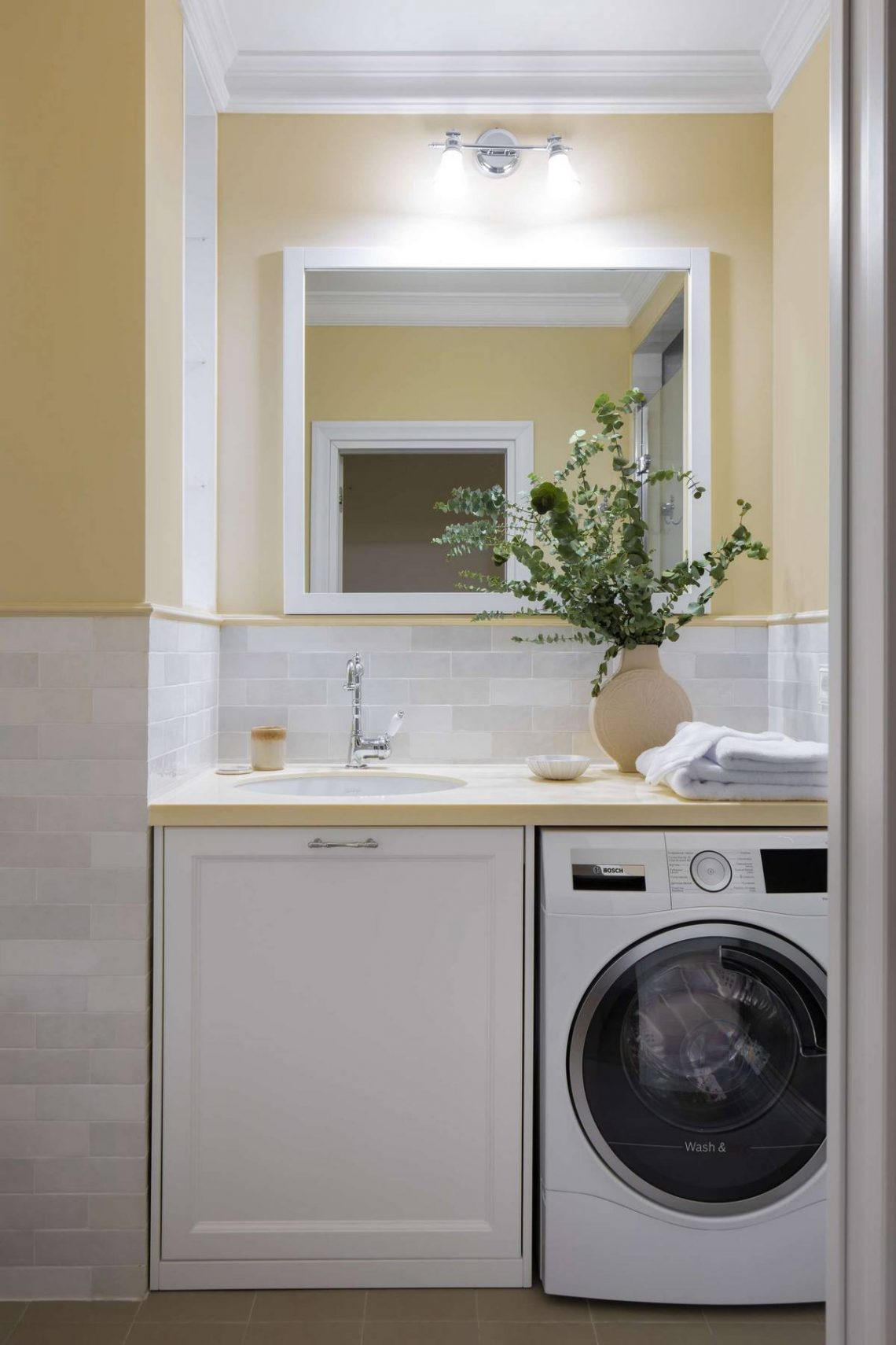 Hogyan lett a jó hangulat alapja egy napos, vidám sárga szín 55m2-es ...