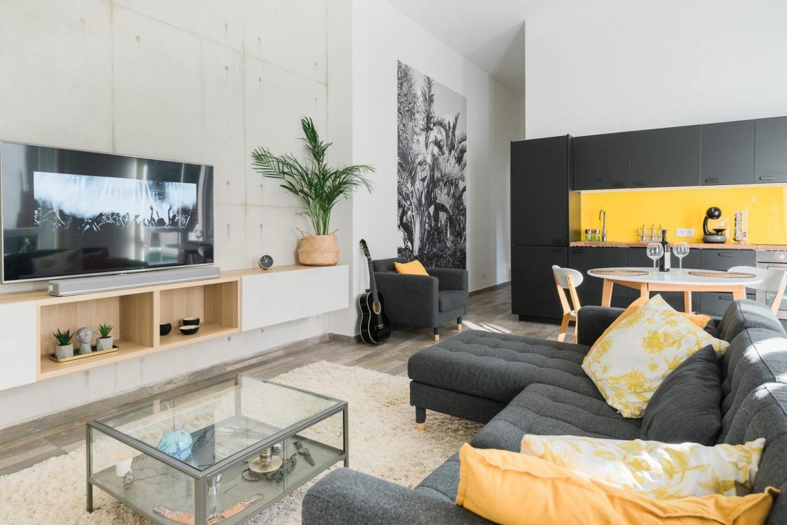 Nappali konyha, étkező egyben - amerikai konyhás nappali ötletek ...