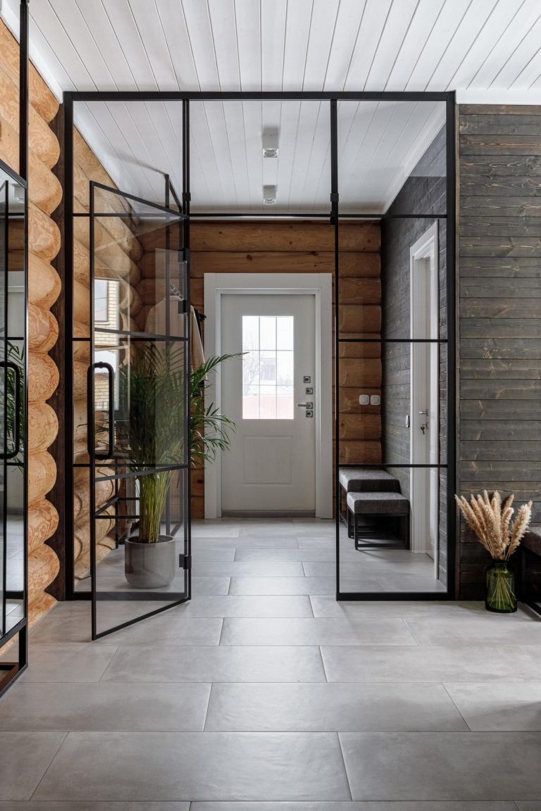 Egyszintes faház modern dizájn megoldásokkal berendezve - Lakberendezés ...