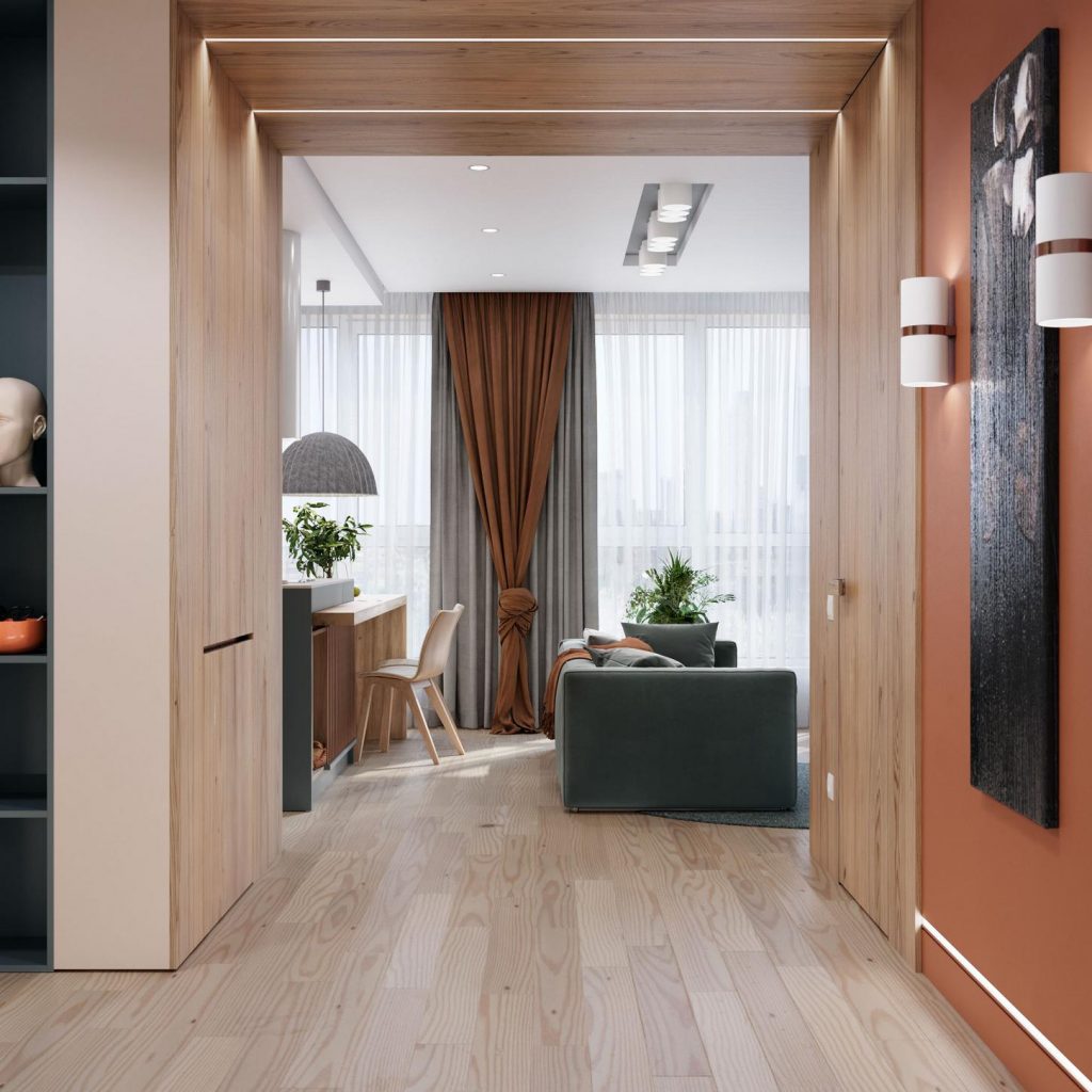 Friss, modern berendezés fiatal párnak és kutyájuknak, 78m2 ...