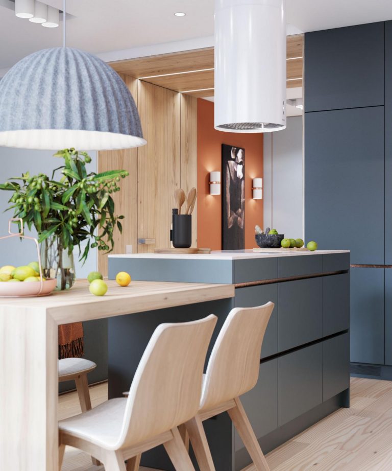 Friss, modern berendezés fiatal párnak és kutyájuknak, 78m2 ...