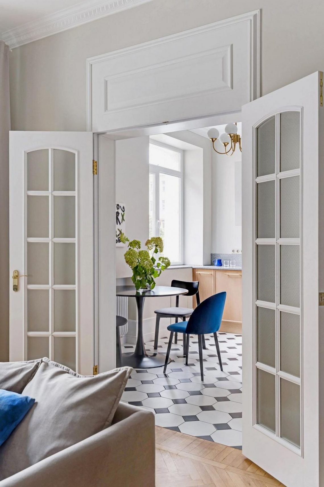 Ne legyen modern minimál - kérte az 50m2-es lakás tulajdonosa ...