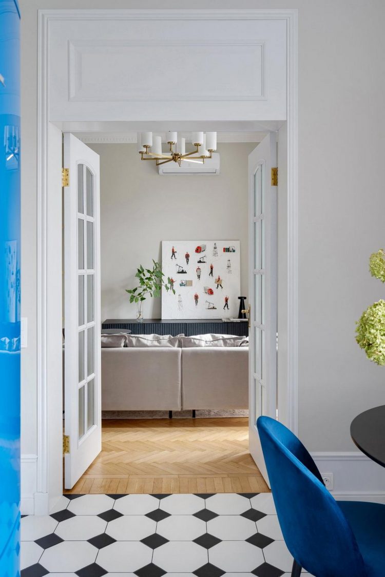 Ne legyen modern minimál - kérte az 50m2-es lakás tulajdonosa ...