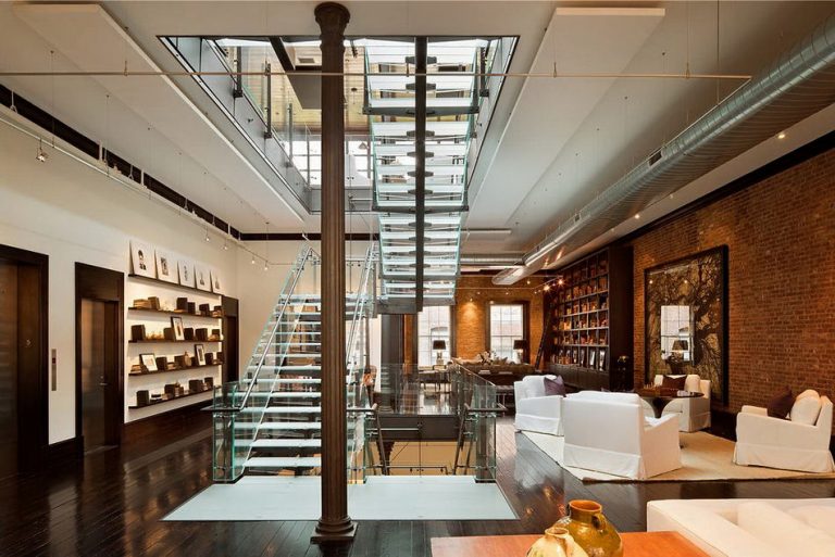 Háromszintes penthouse loft lakás gyönyörű terekkel - Lakberendezés ...