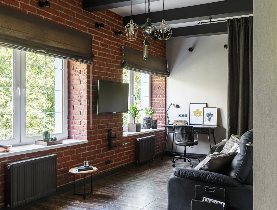 Kicsi és stílusos - 31m2-es mini loft lakás kontrasztos dekorációval ...