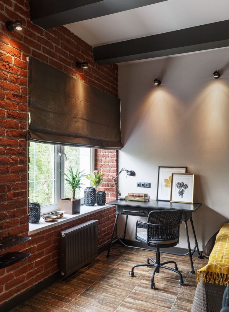 Kicsi és stílusos - 31m2-es mini loft lakás kontrasztos dekorációval ...